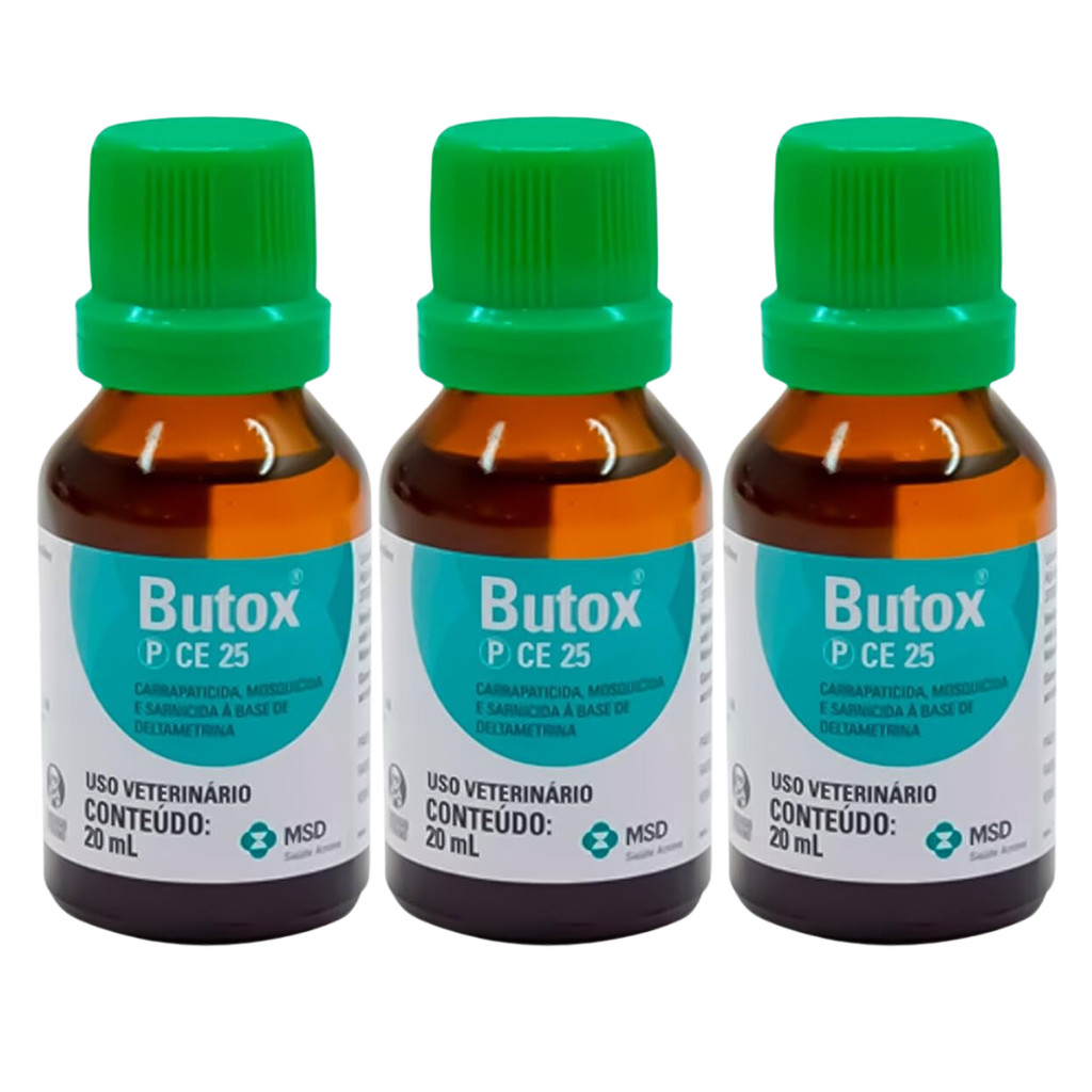 Combo 3 Butox 20 mL MSD | Shopee Brasil