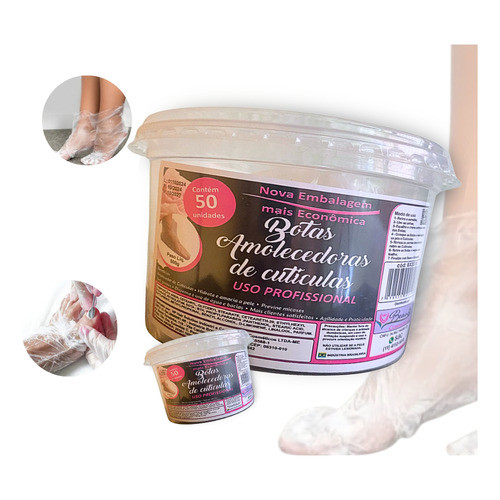 Botas Sapatilhas Creme Emoliente Manicure 50 un Beautex | Shopee Brasil