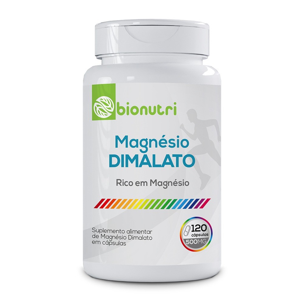 Magnésio Dimalato Suplemento Magnésio 120cáps 500mg Bionutri | Shopee Brasil