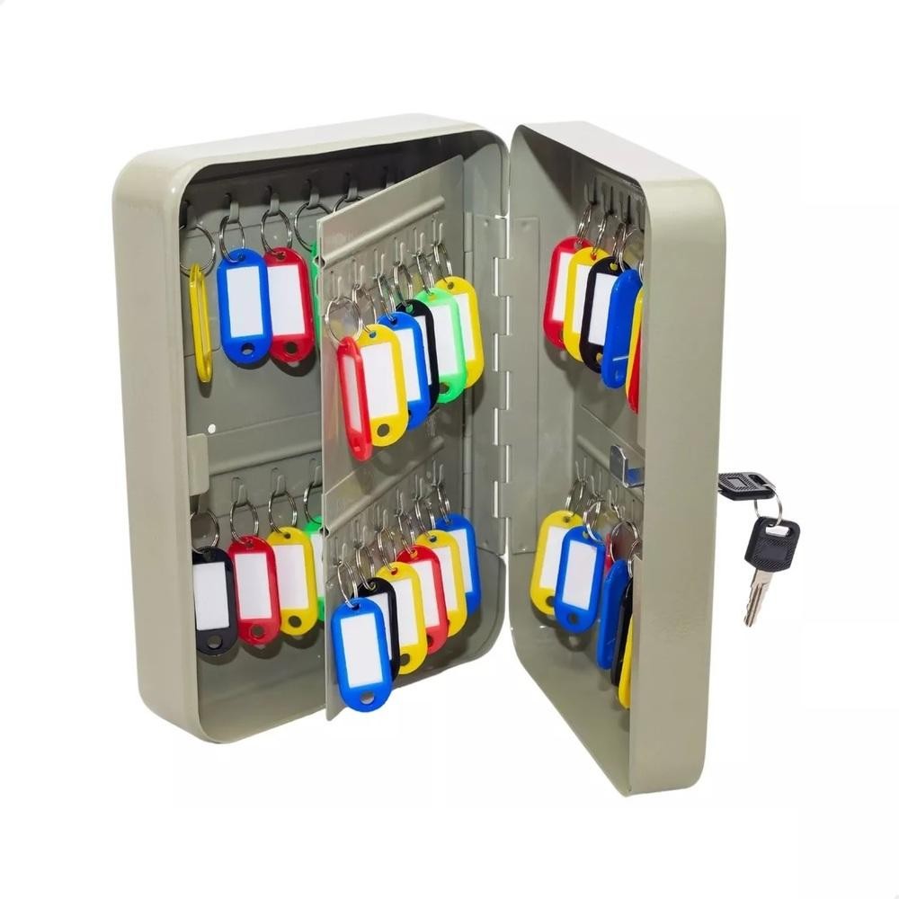 Armario Porta Chave 40 Unidade - Fixador Parede Claviculario | Shopee ...