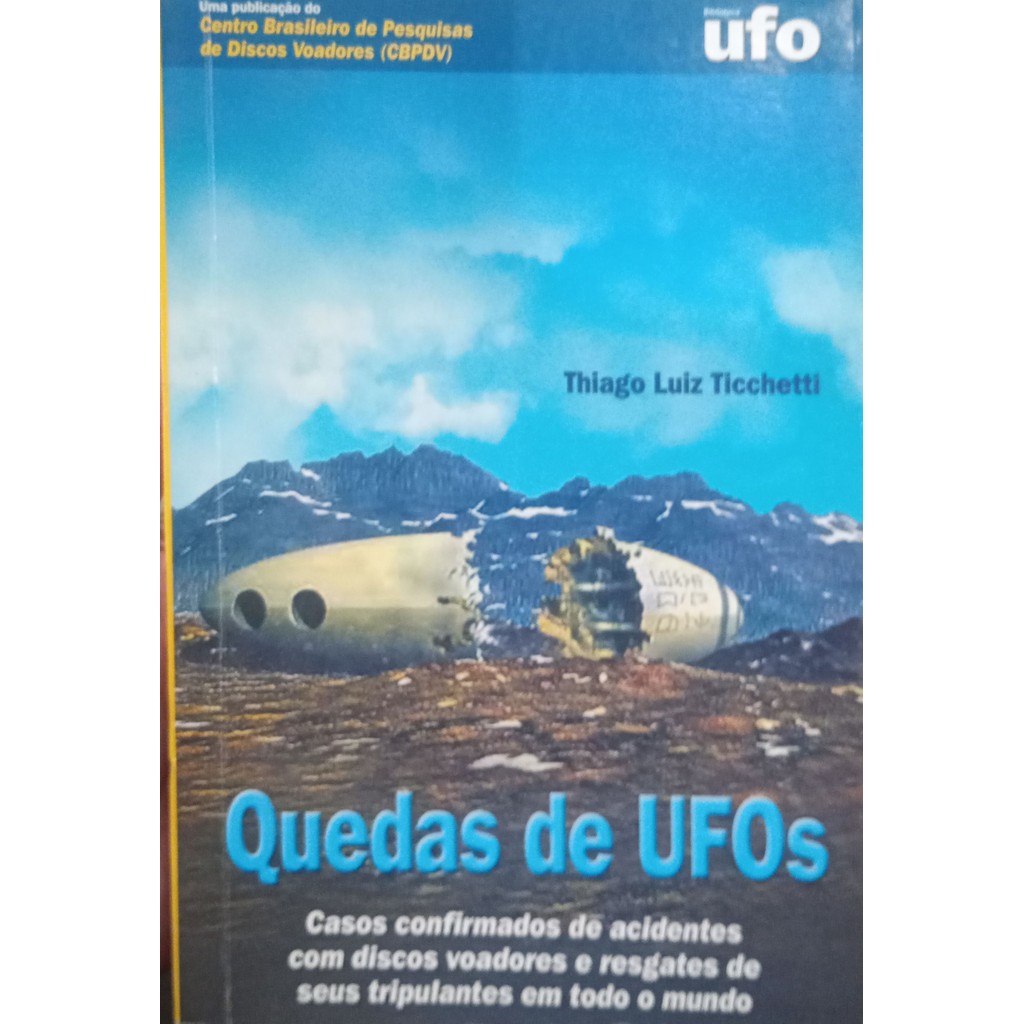 Livro Quedas de Ufos de Thiago Luiz Ticchetti | Shopee Brasil