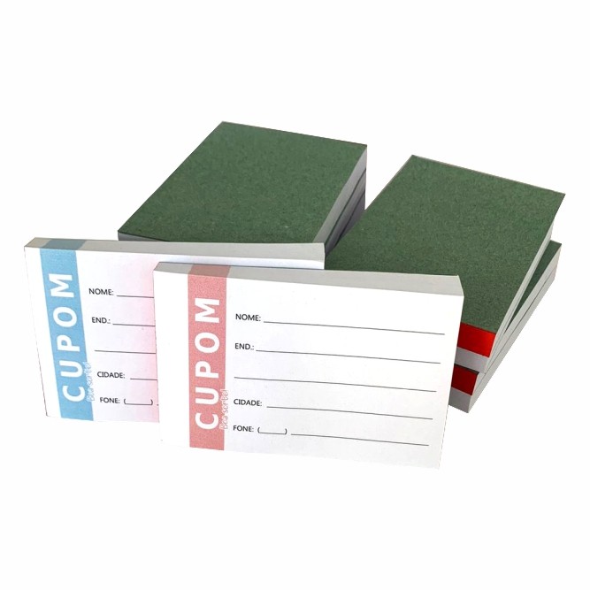 6 Blocos Cupom para Sorteio Urna com 100 Folhas | Shopee Brasil