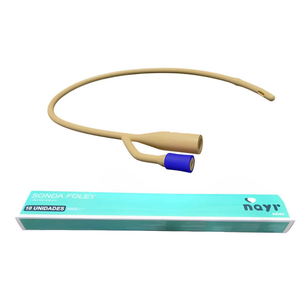Caixa 10 Sonda Foley 24fr 30cc 2 vias - Nayr | Shopee Brasil