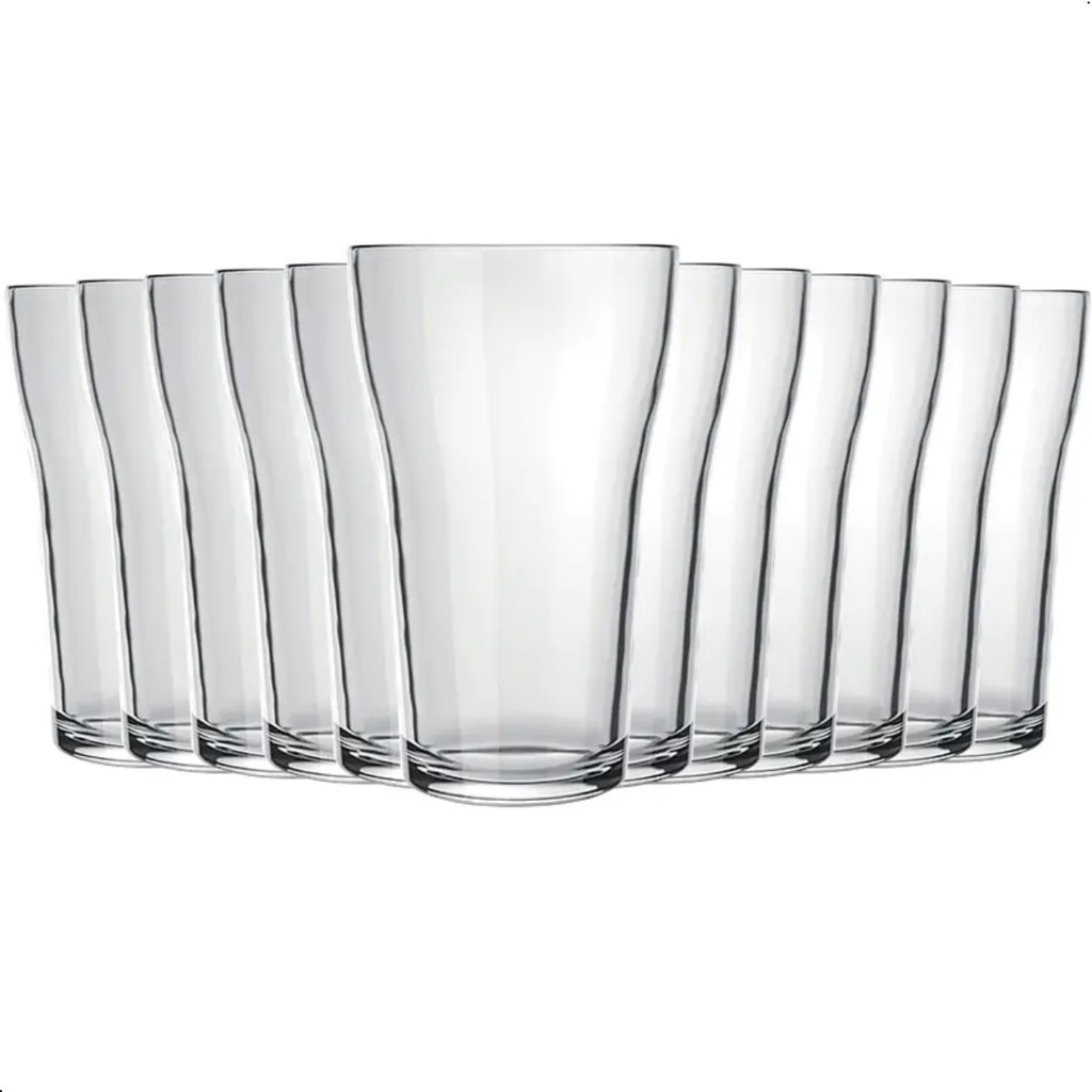 Kit Jogo 12/24/48 Copos em vidro 200ml Nadir Cerveja Chopp Boteco Bar Ref. 2020 | Shopee Brasil