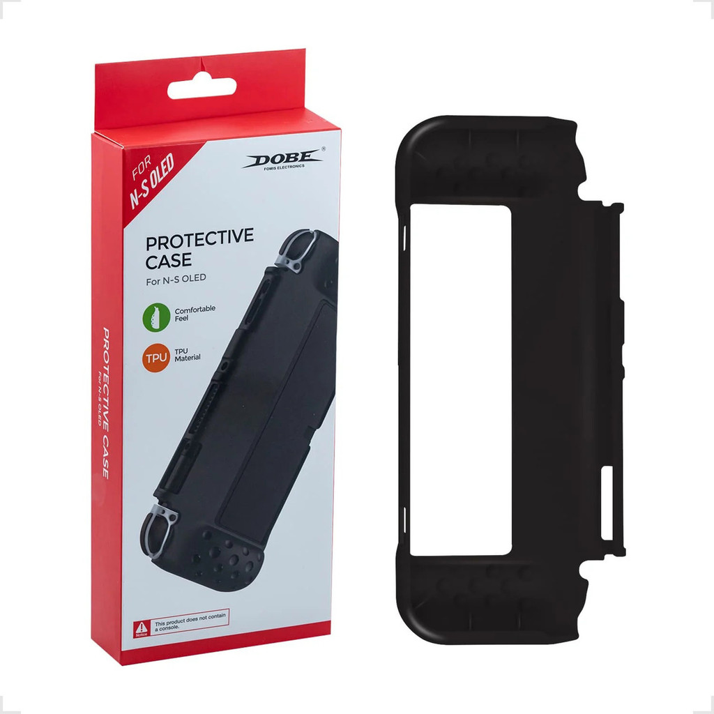 Capa Case Protetora Em Tpu Antiderrapante Compatível Para Nintendo Switch Oled Dobe Tns-1142 ...