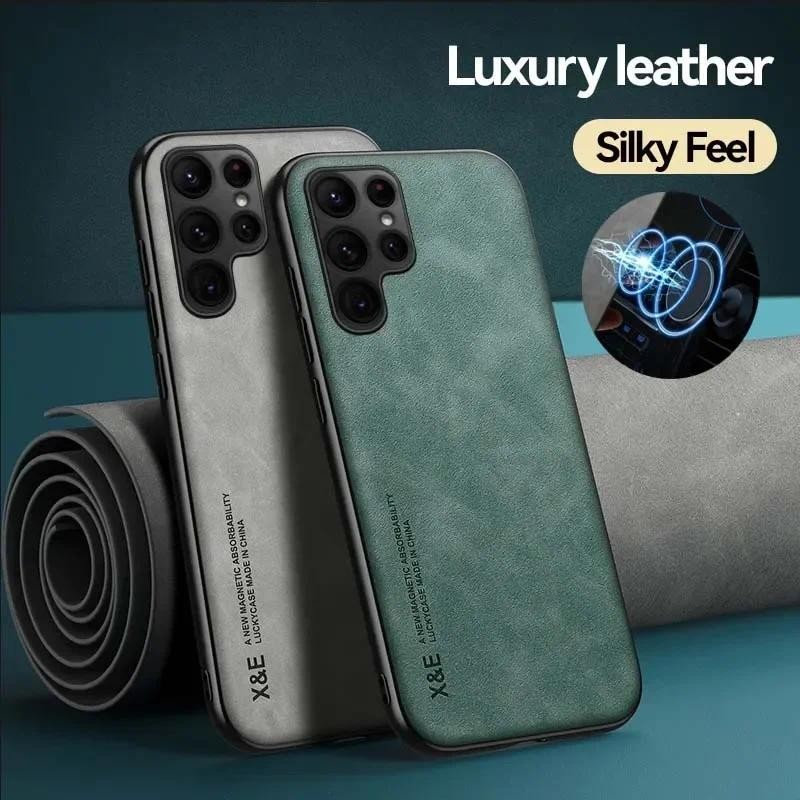 Capa Para Samsung S25 S23 S22 Plus Ultra FE A55 A54 A15 A34 A35 Protetora De Luxo Magnético ...