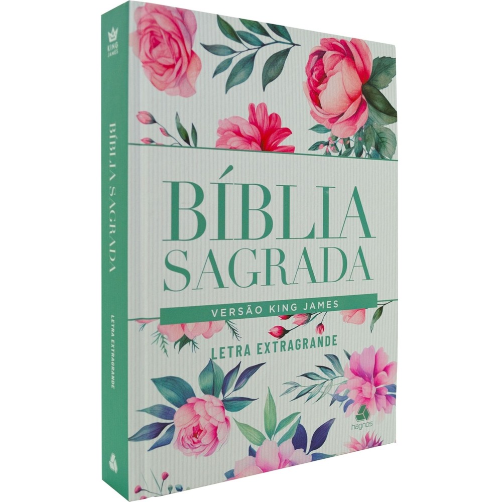 Bíblia Sagrada Versão King James - Letra Extra Grande - Capa Dura ...