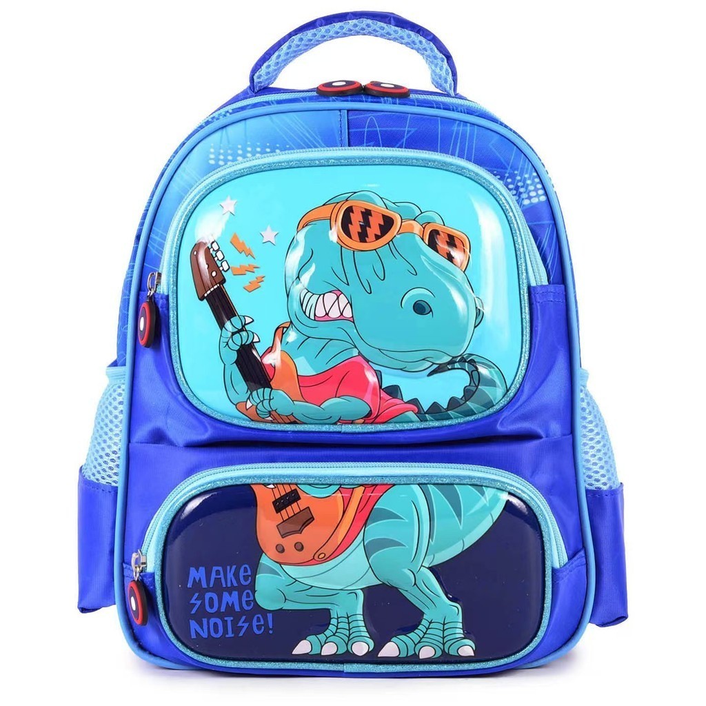 Mochila Escolar Infantil Meninas e Meninos Desenho Com Bolsos MING | Shopee Brasil