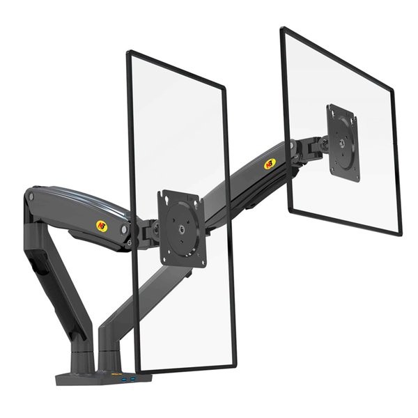 Suporte Articulado para Monitor 22 a 32 Braço duplo Pistão a Gás G75-NB ...