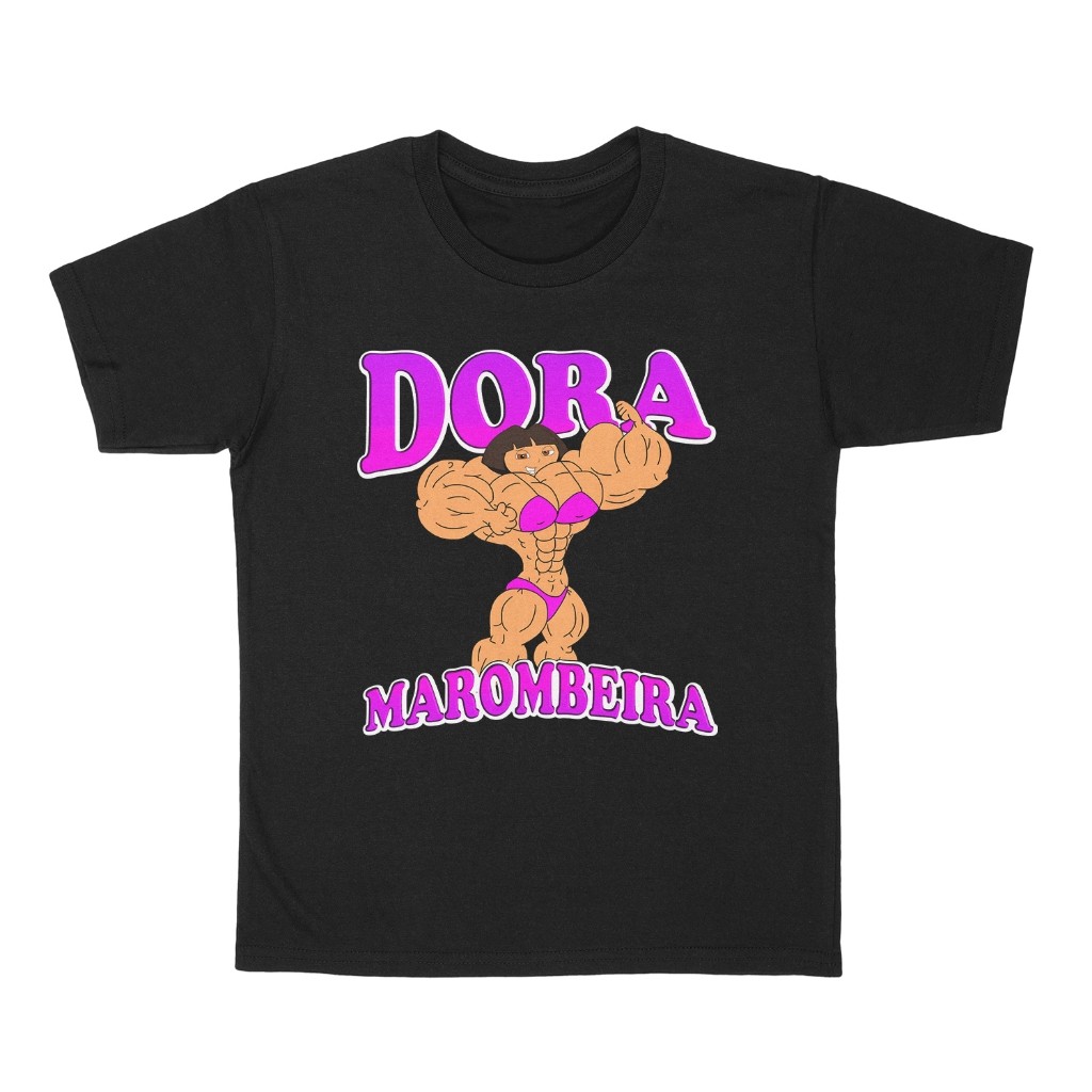 Camiseta Basica Academia Dora Marombeira Treino 100% Algodão | Shopee ...