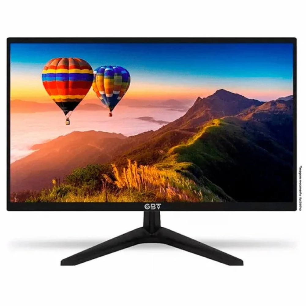 Monitor 21.5" Polegadas Full HD 75Hz - HDMI/VGA, Cores Vivas e Design ...