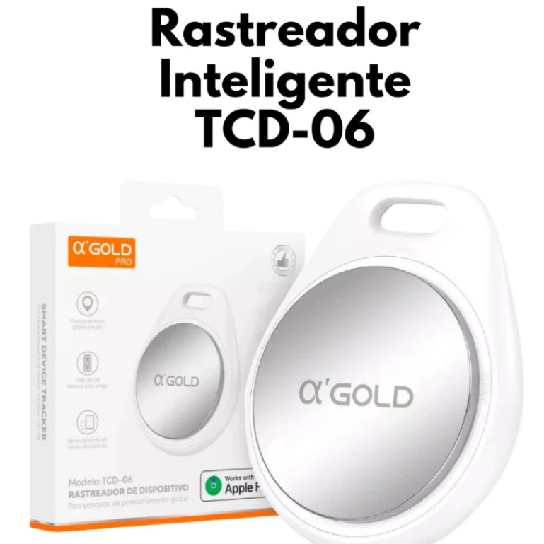 Smart Tag Rastreador A'GOLD GPS Localizador Air Tag Inteligente ...