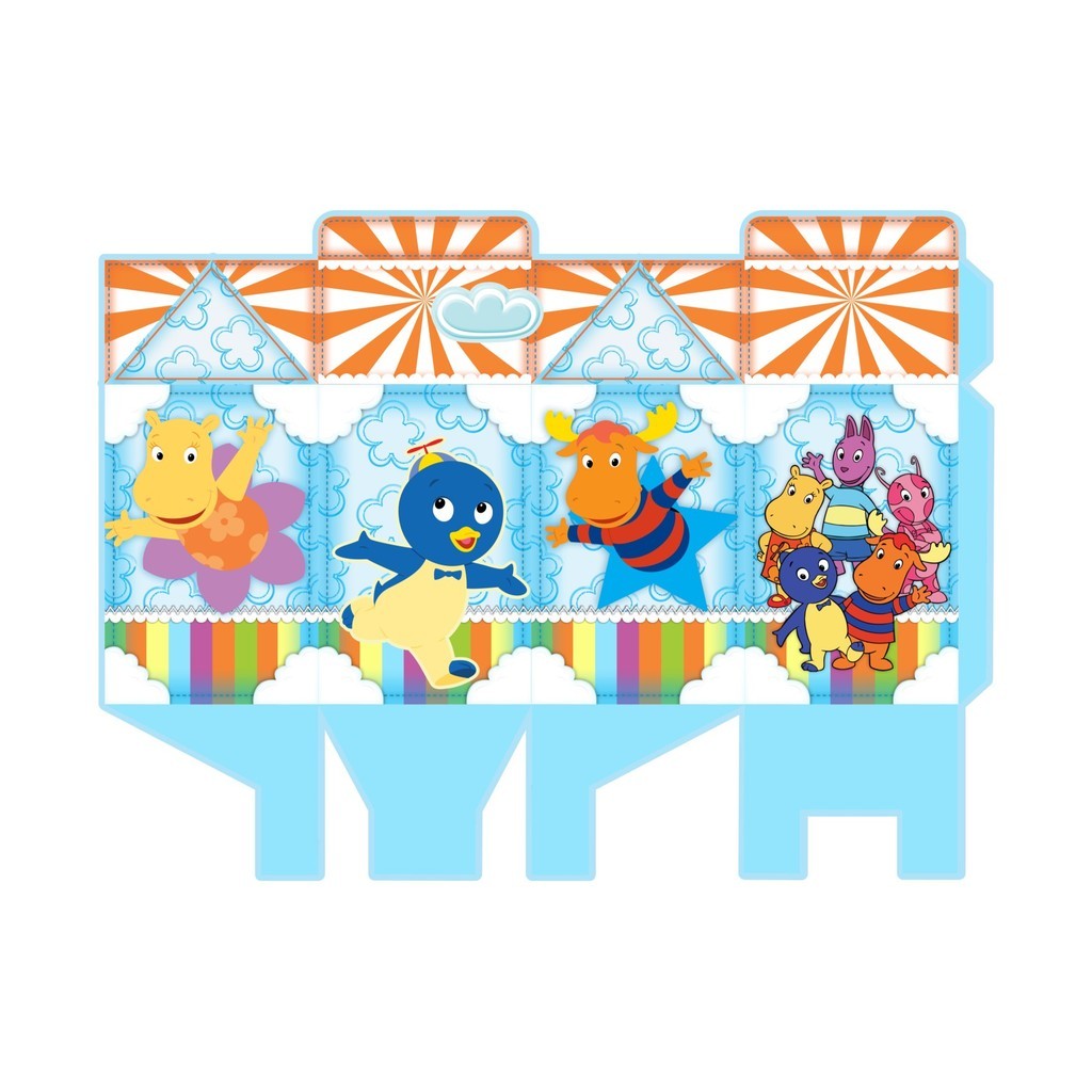 10, 20, 30, 40 UNIDADES BACKYARDIGANS KIT FESTA LEMBRANCINHAS MILK E ...