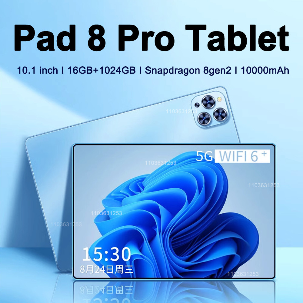 Tablet 10.1 Polegadas Android 13 Snapdragon 8gen2 Global 16GB + 1024GB 10000mah 5G Dual SIM WIFI ...