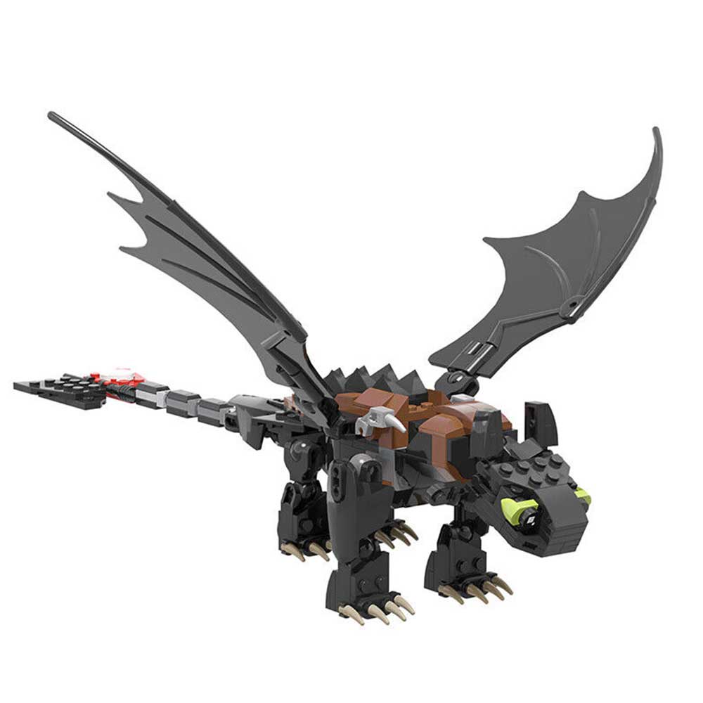 How to Train Your Dragon Night Fury Toothless Assembling Model Building ...