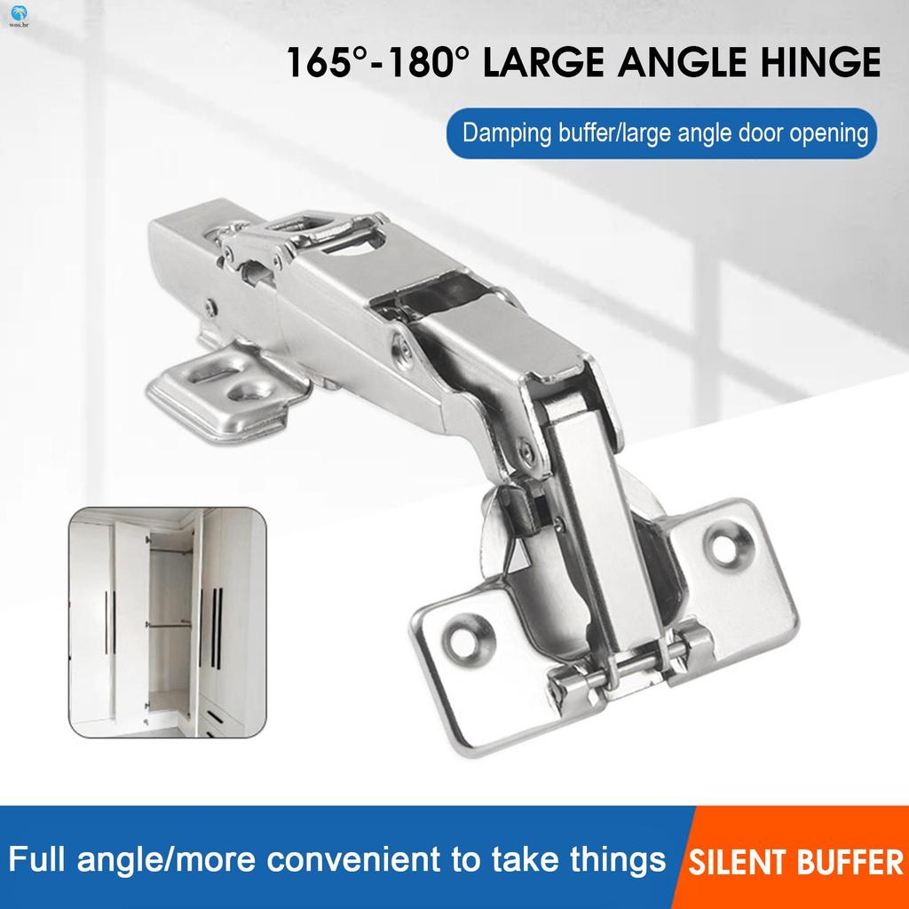 Dobradiça De Armário De 165 Graus/180 Com Amortecedor Hidráulico De ...