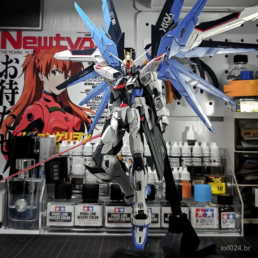 Modelo Freedom Gundam HG Strike Vermelho Astray Unicórnio Mobile Suit ...