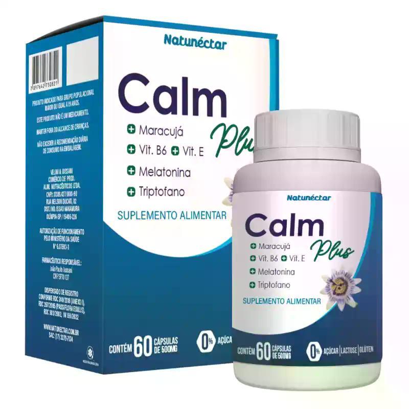 Calm Plus Natunéctar 60 Cápsulas | Shopee Brasil
