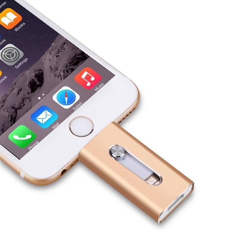 3 em 1 Pen Drive Flash , Criptografado com Micro USB para Telefones ...