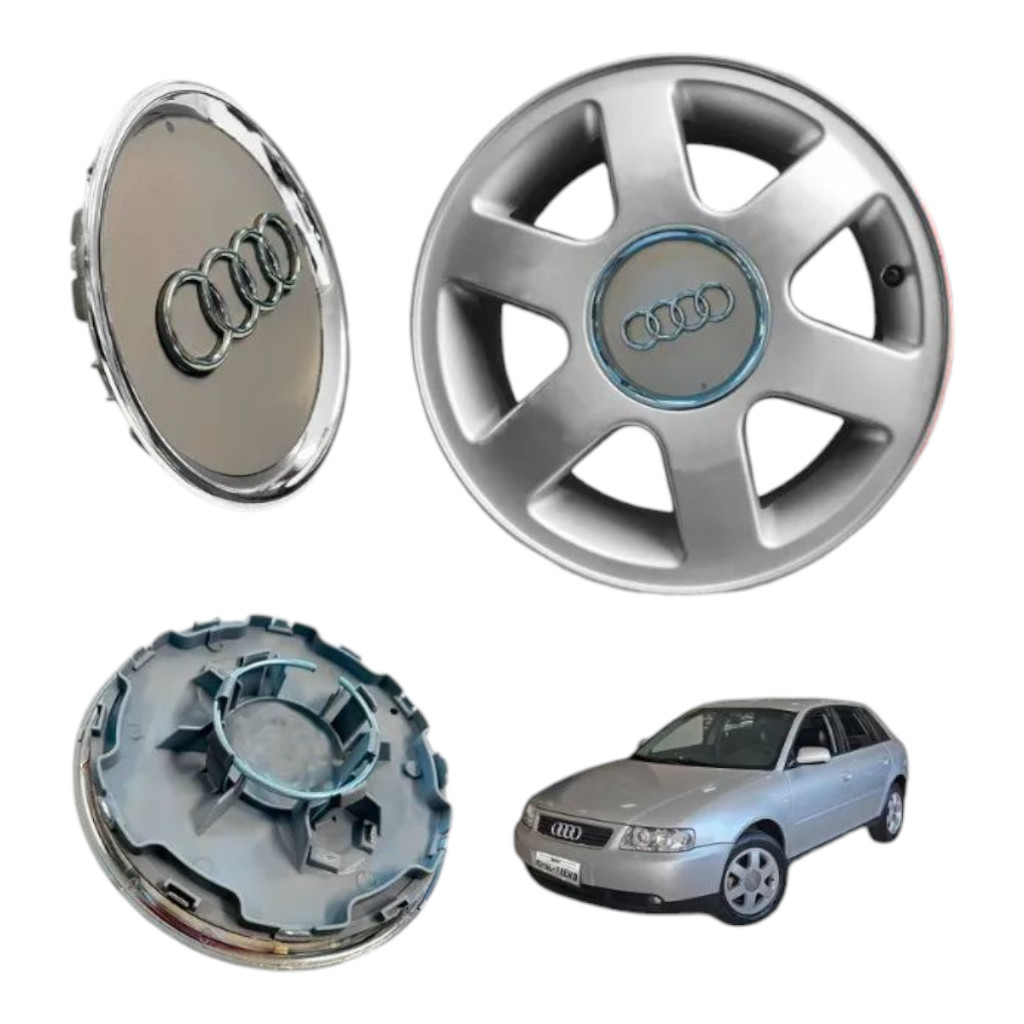 Calota Tampa Miolo Audi A3 Centro De Roda Esportiva | Shopee Brasil