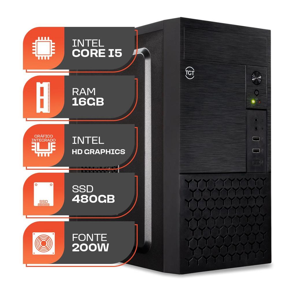 Computador Home Essential S, Intel Core I5 4ª Geração, 16GB DE RAM, SSD ...