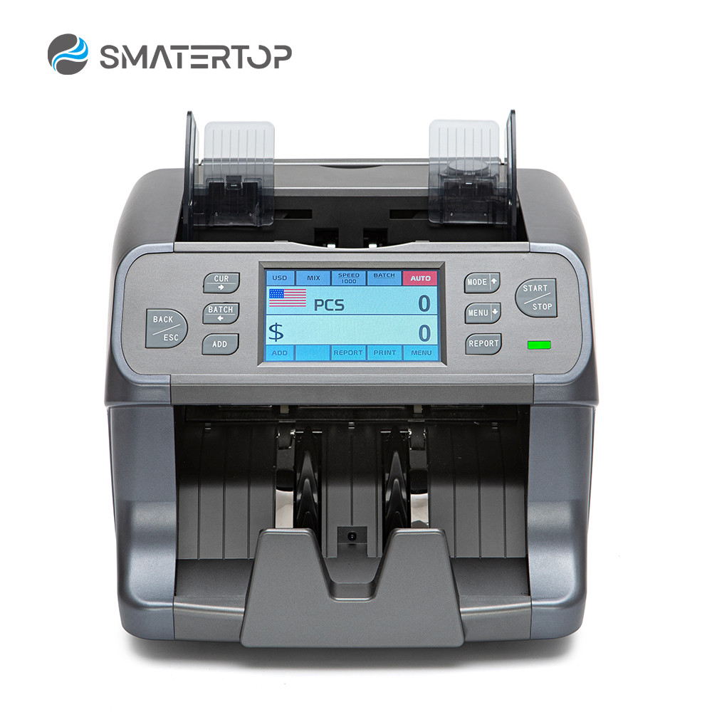 SH-27P Profissional Dual CIS Pocket Money Bill Counter UV/MG TFT ...