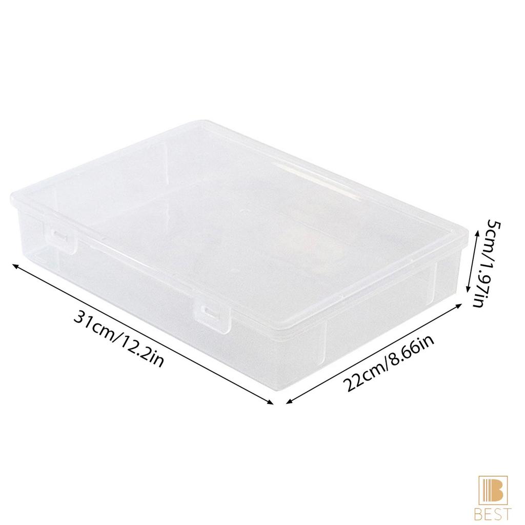 Transparente Arquivo A4 Portátil Projeto Caso Visual A4 Caixa ...