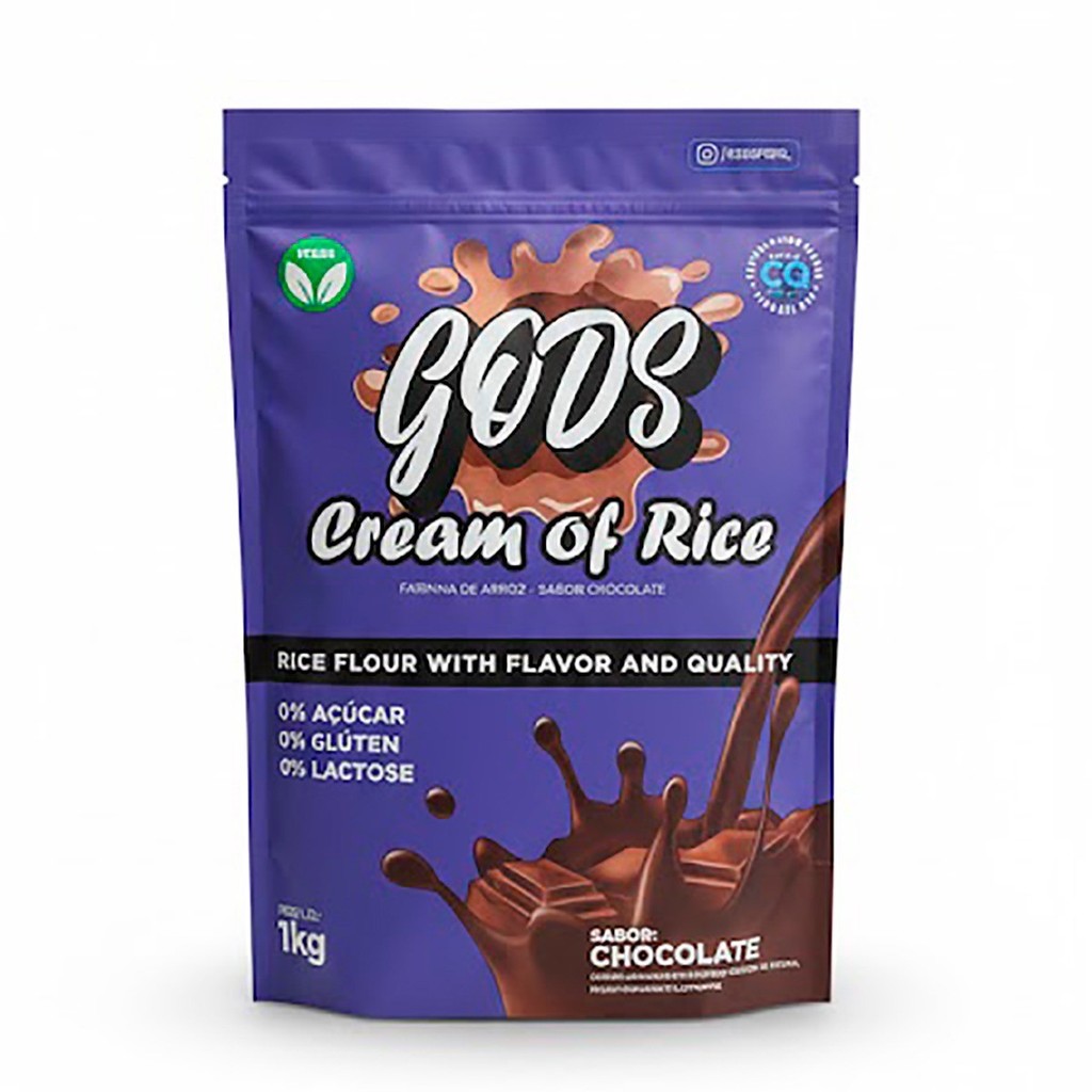 CREAM OF RICE 1KG CHOCOLATE CANIBAL INC | Shopee Brasil