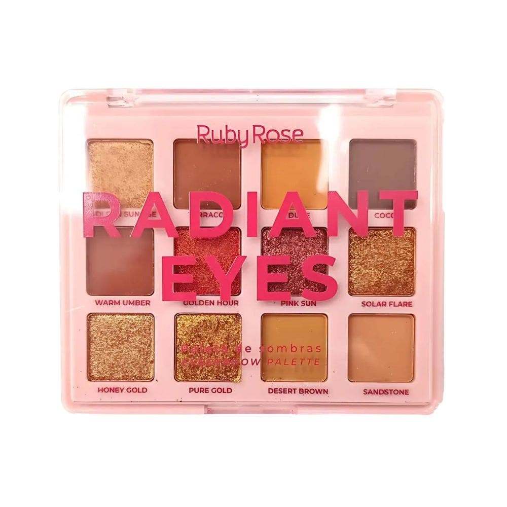 Paleta Sombra Ruby Rose 12 Cores HB-E2201 | Shopee Brasil