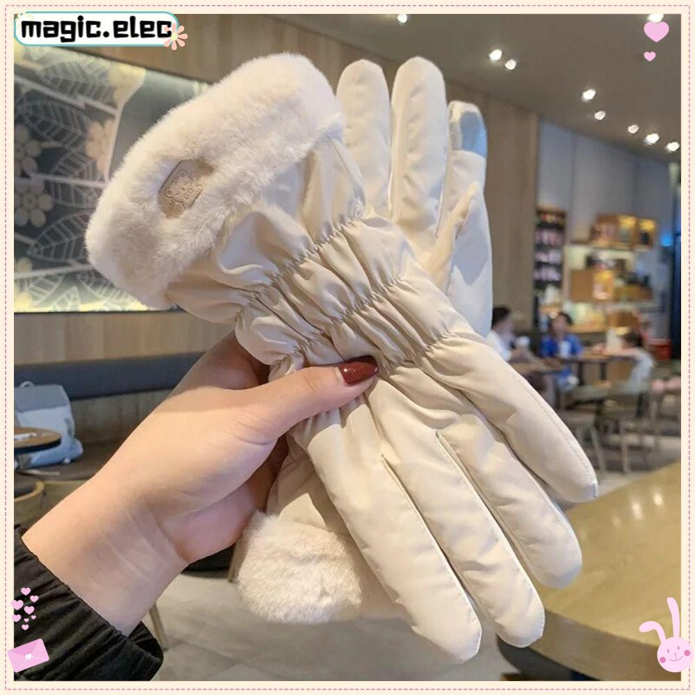 Luvas De Algodão MAGIC Down , Lã De Pelúcia Para Clima Frio Femininas ...