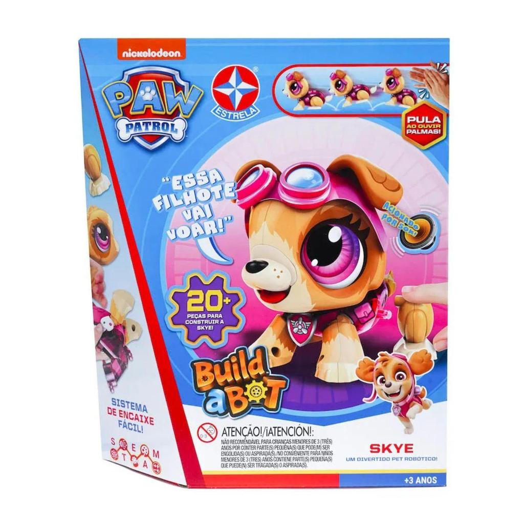 Build a Bot - Patrulha Canina - Skye - Brinquedos Estrela | Shopee Brasil