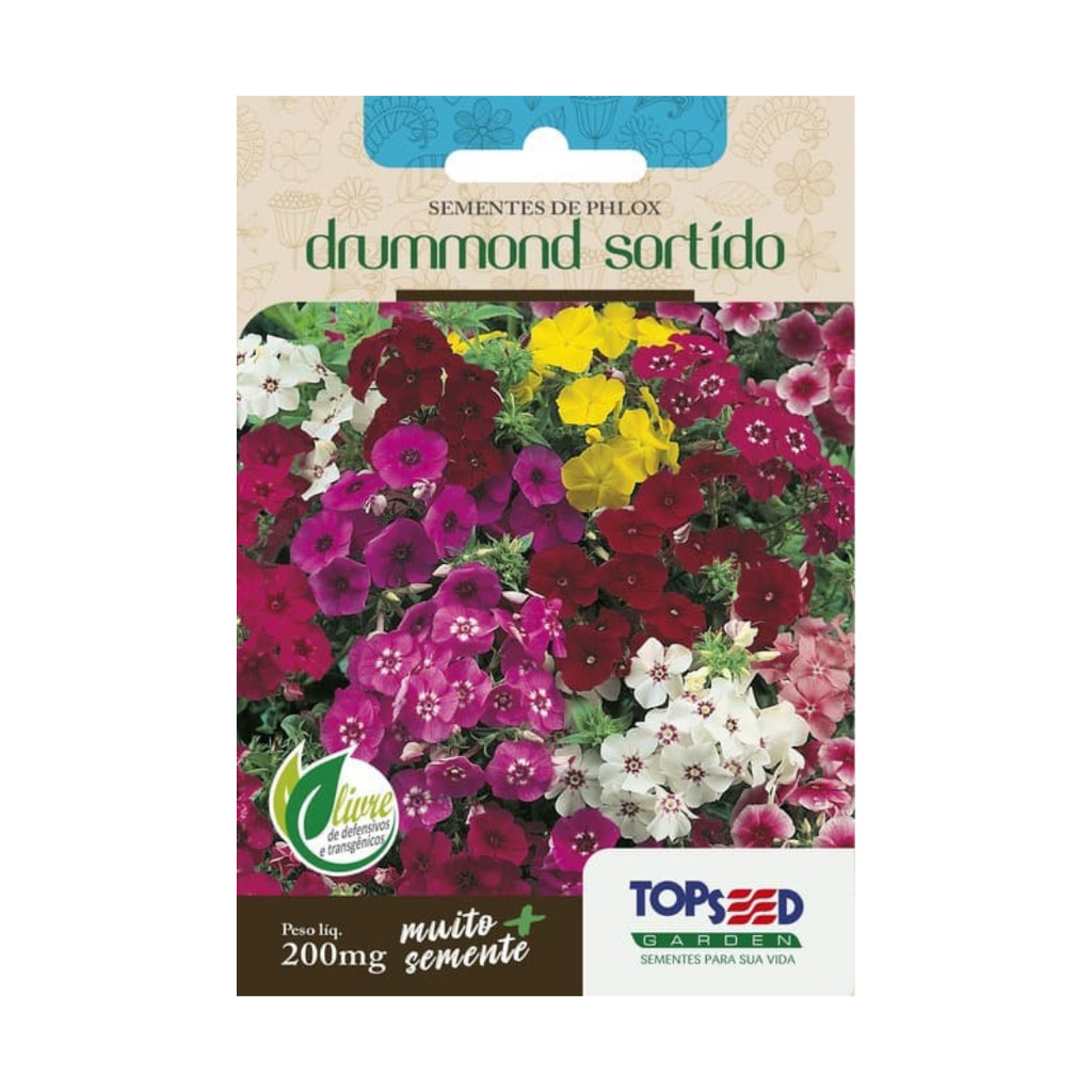 Phlox Drummond Sortida 200mg | Topseed | Shopee Brasil