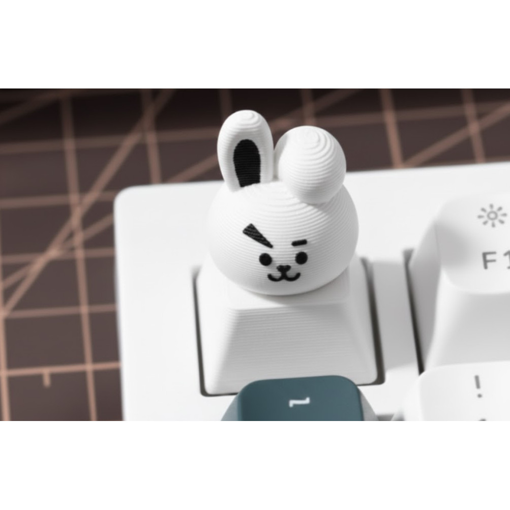 Kit Keycap BT21 Cooky para Teclado Mecânico | Kit Tecla Decorativa K ...