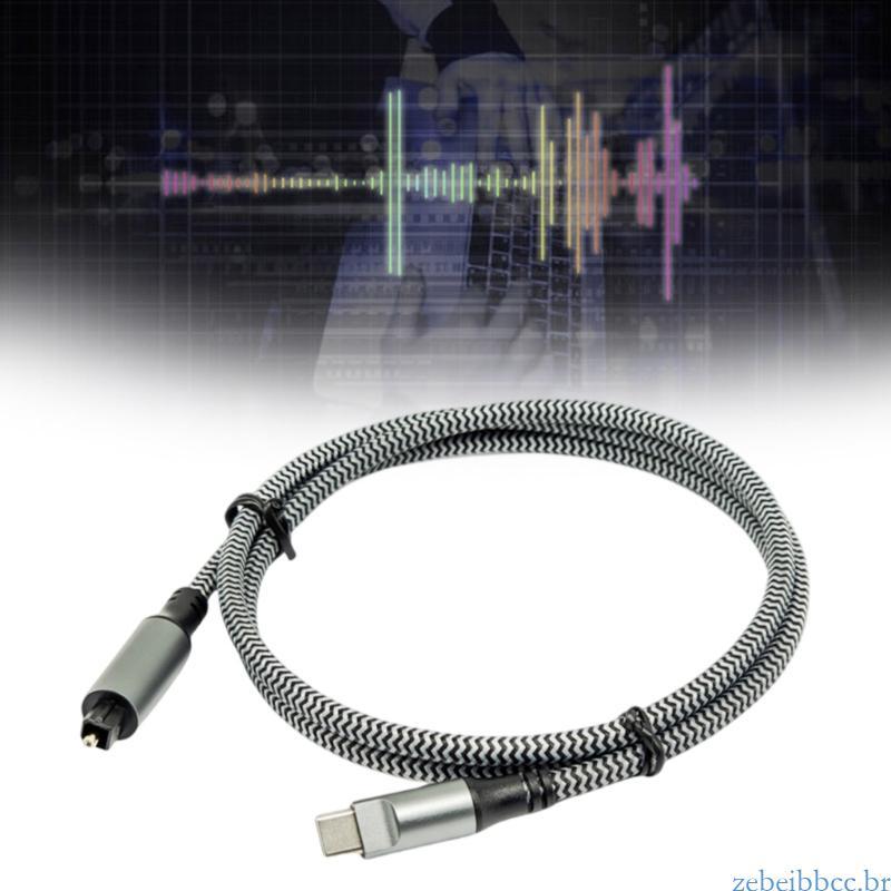 zebeibbcbr Adaptador De Som Analógico Para Digital Óptico USB C ...