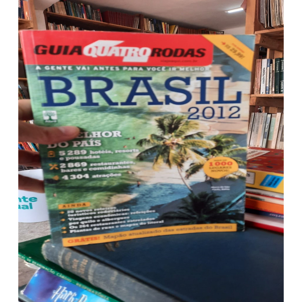GUIA QUATRO RODAS BRASIL 2012 autor GABRIELA ERBETTA | Shopee Brasil