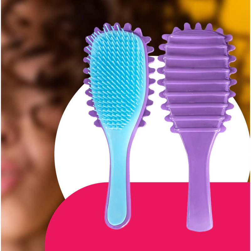 Escova finalizadora de Cachos e Crespo para boa finalização em poucos ...