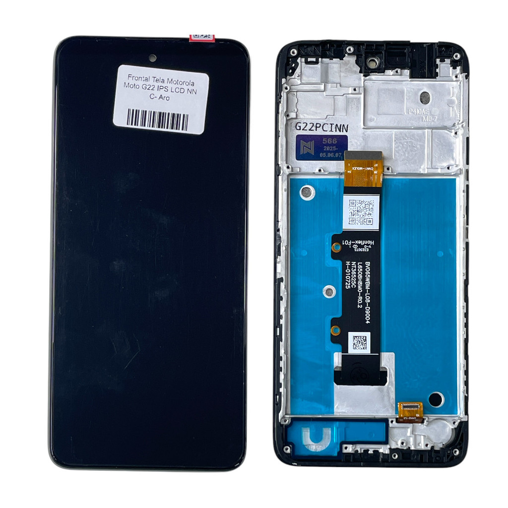 Tela Display Frontal Compatível Motorola Moto G22 Nacional C- Aro ...