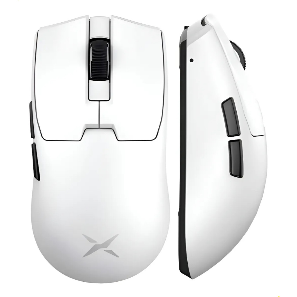 Mouse Gamer Delux M800 Mini, Sem fio, Tri-mode, Sensor PAW 3311 Branco ...