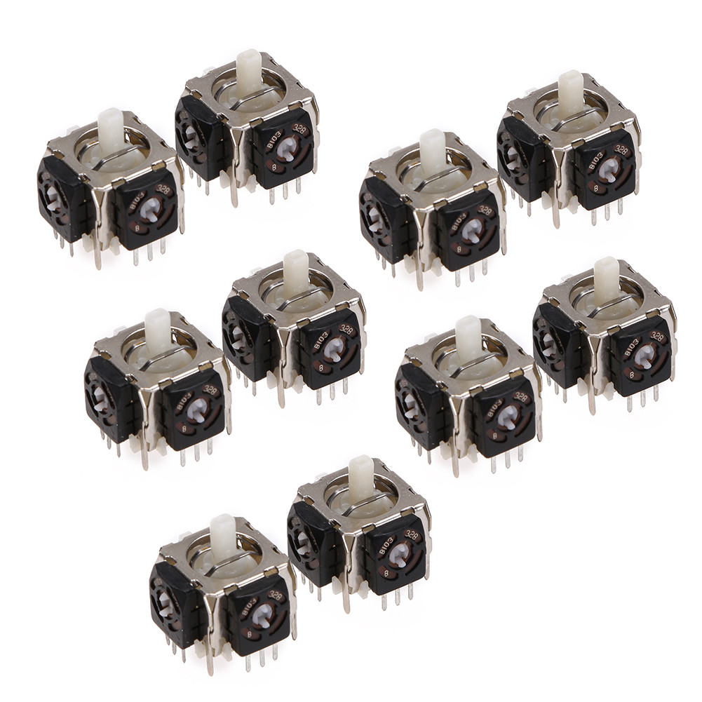 10 Pçs Módulo Sensor Analógico 3D Profissional Polegar Joystick Peças ...