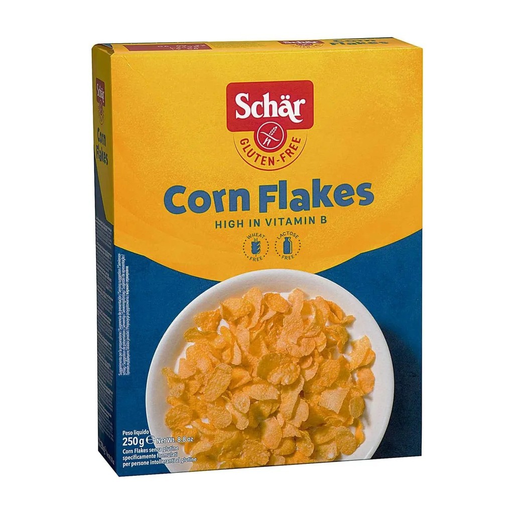 CEREAL CORN FLAKES SCHAR SEM GLUTEN ZERO LACTOSE 250G | Shopee Brasil