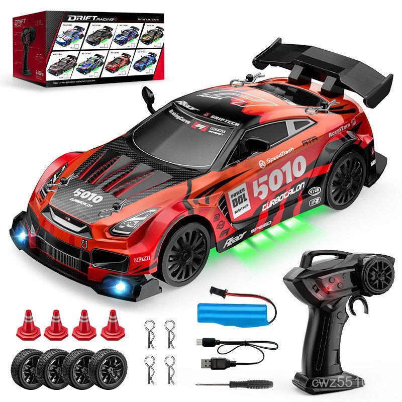 1:24 Carro de Drift RC 4WD Acelerador Proporcional BMW GTR Porsche ...