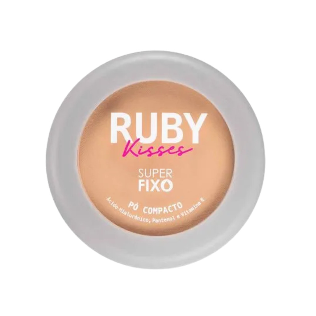 Pó Compacto Ruby Kisses Super Fixo Cor 131 - 9g | Shopee Brasil