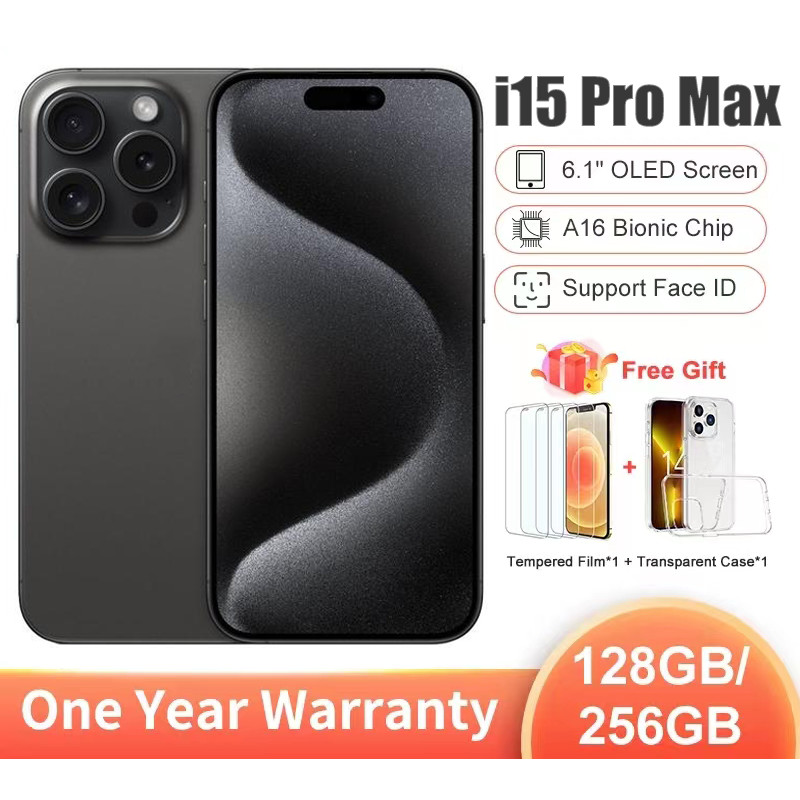 Novo i15 Pro Max 128/256/512GB ROM 6.1'Super Retina Dual-eSIM 8GB RAM ...