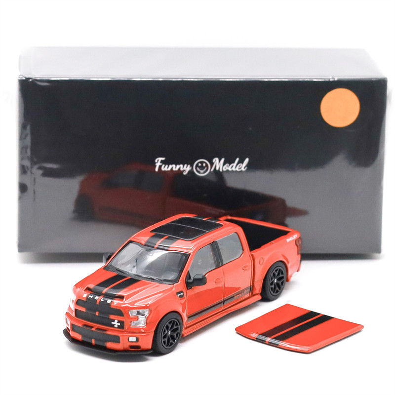 Modelo Engraçado 1 : 64 F-150 Super Red Orange Diecast Model car ...