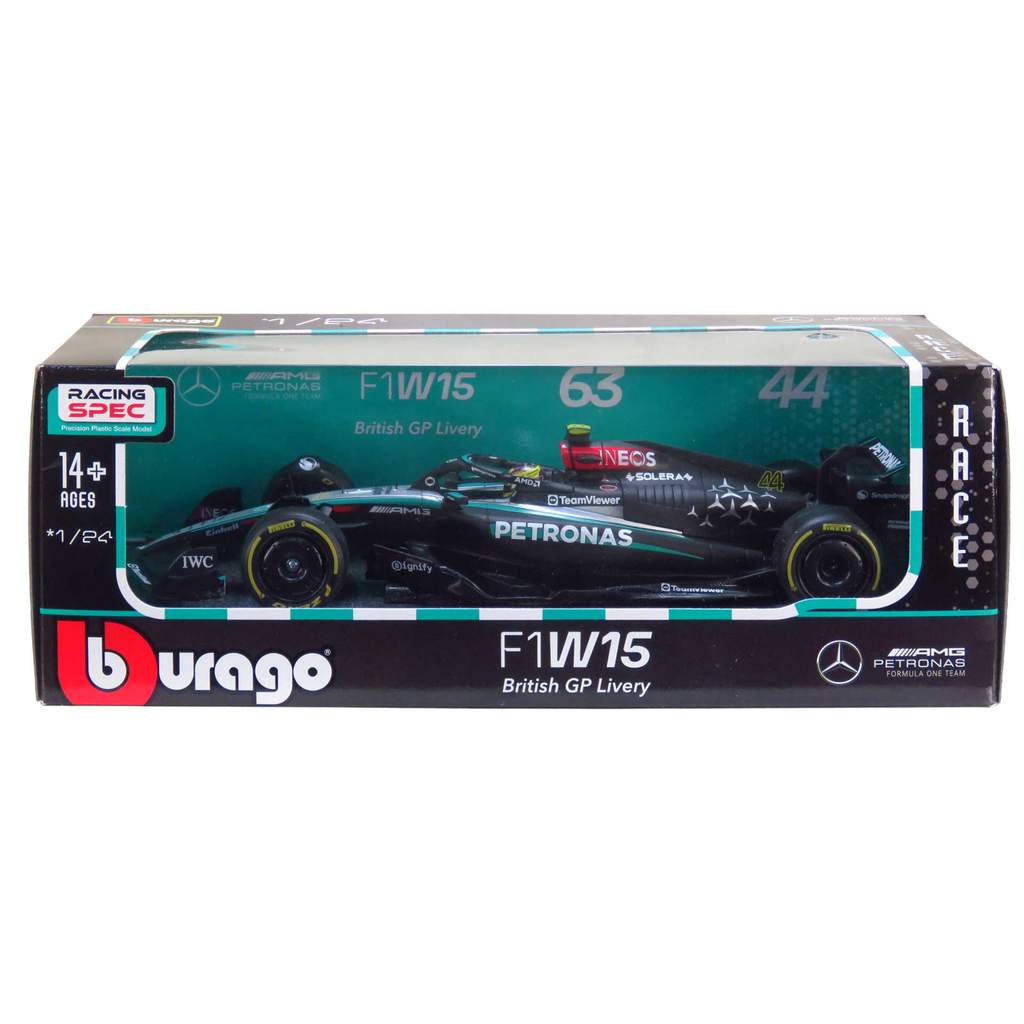 Mercedes F1 W15 - Lewis Hamilton #44 - Formula 1 2024 - Mercedes AMG ...