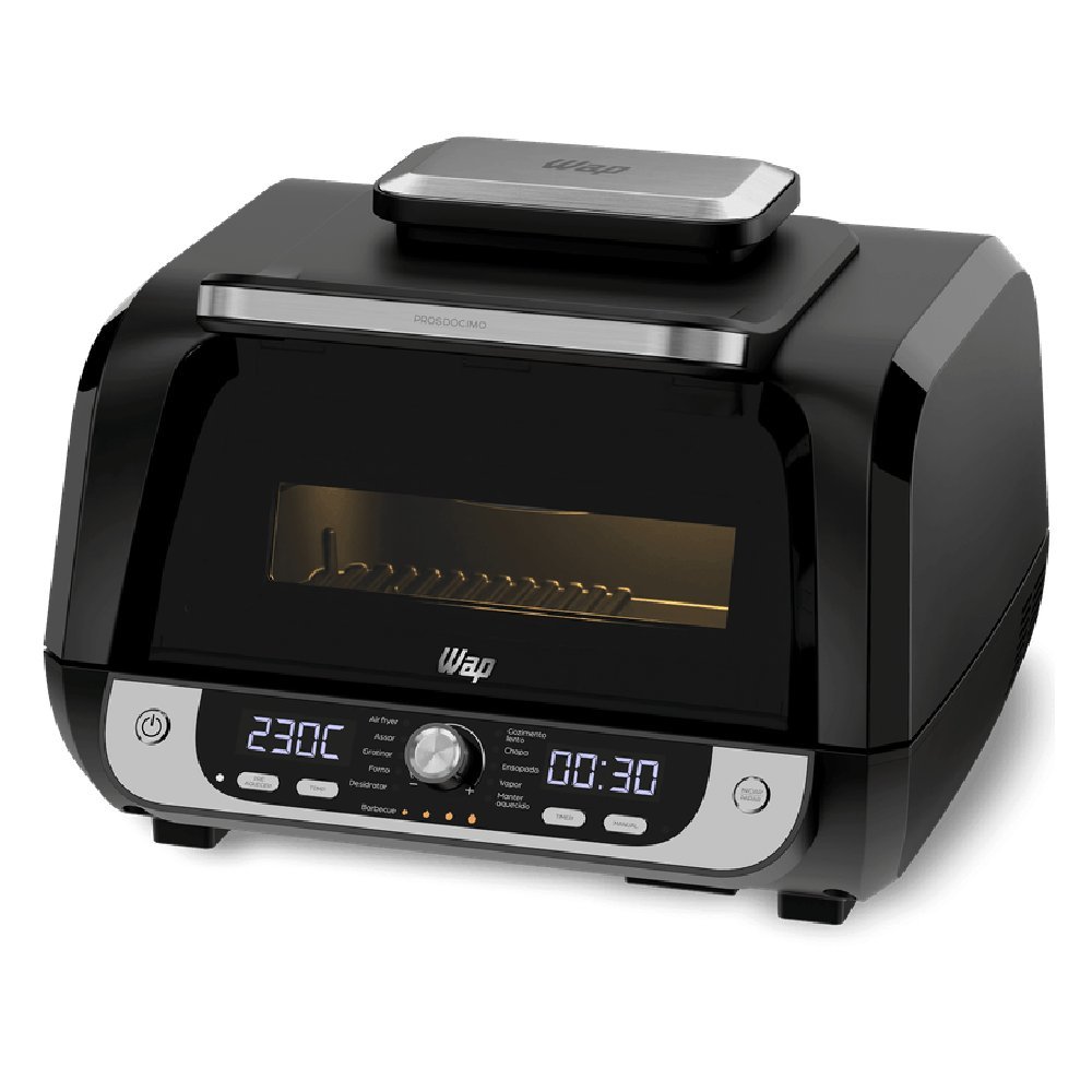 Fritadeira Air Fryer WAP Barbecue Prosdócimo 10L Digital Smokeless ...