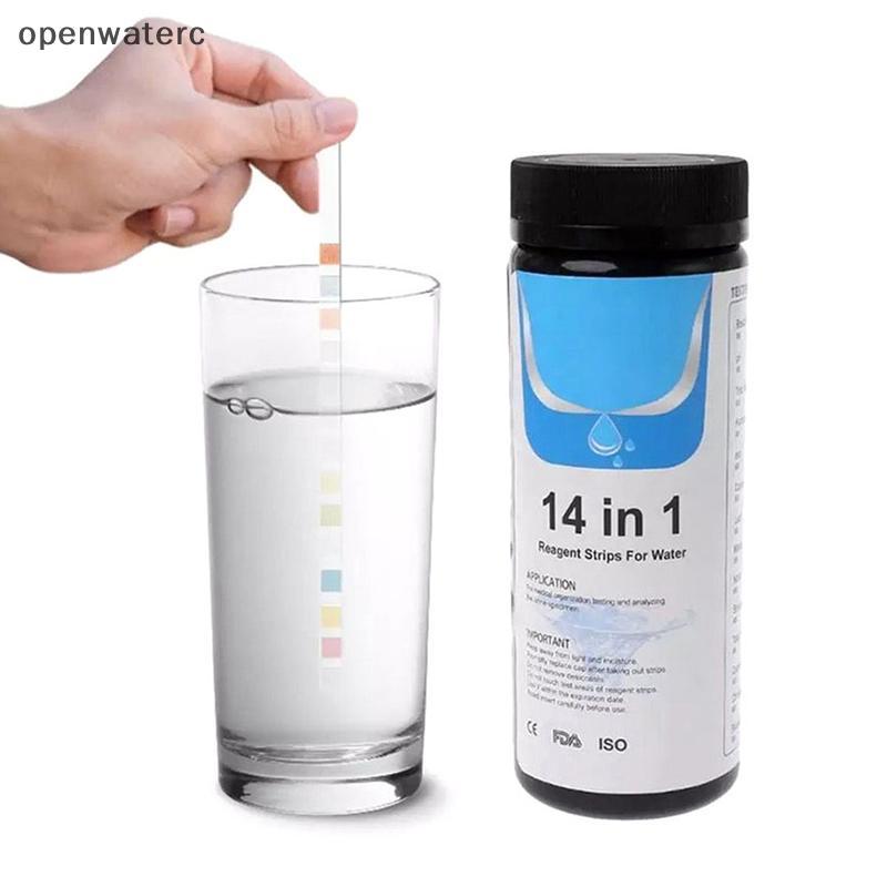 [openwaterc] 50pcs 14 Em 1 Tira De Teste De Água Potável PH Nitrato De ...