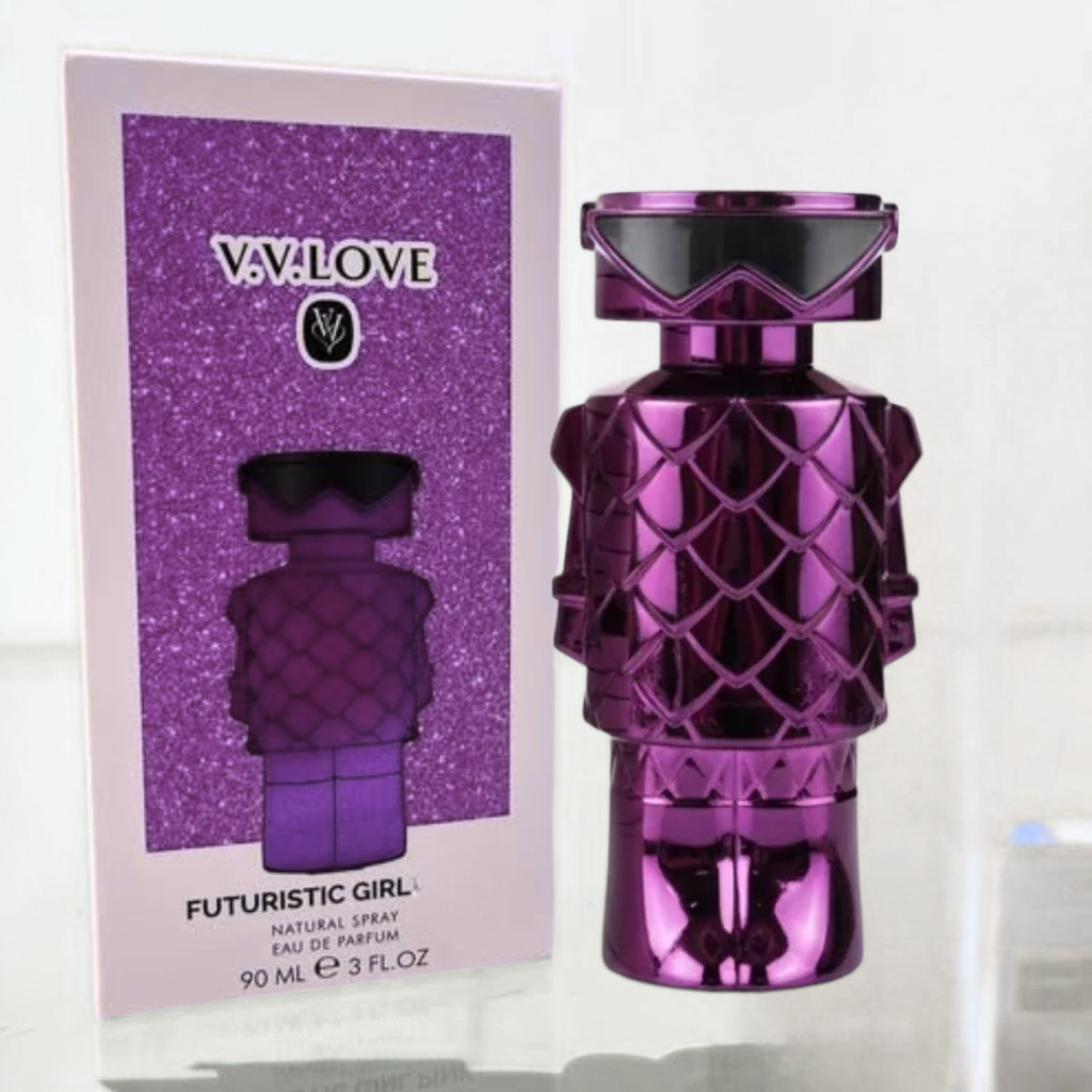 Perfume Feminino Doce Cítrico Robozinho roxo importado 30ml Miniatura ...