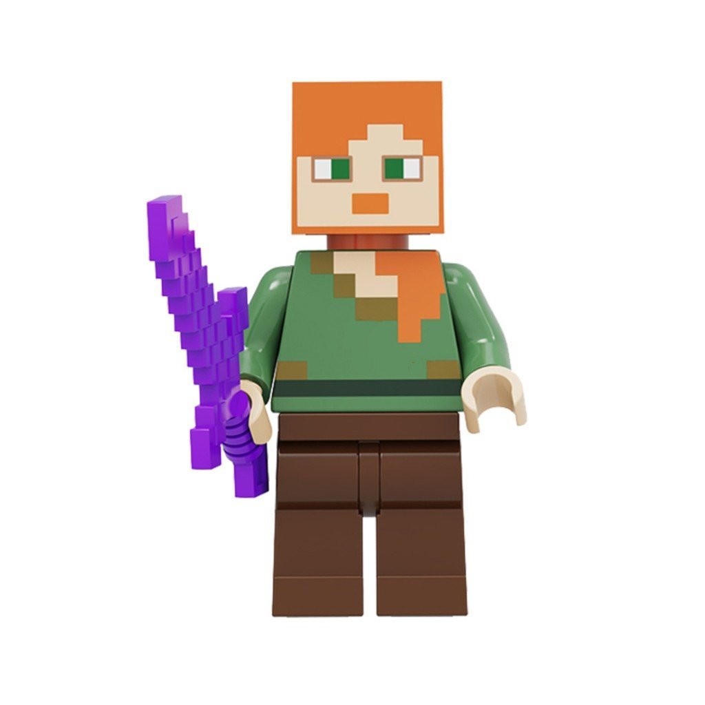 Blocos de Montagem Novo Modelo Minecraft Wizard Pig Fireman Hell ...