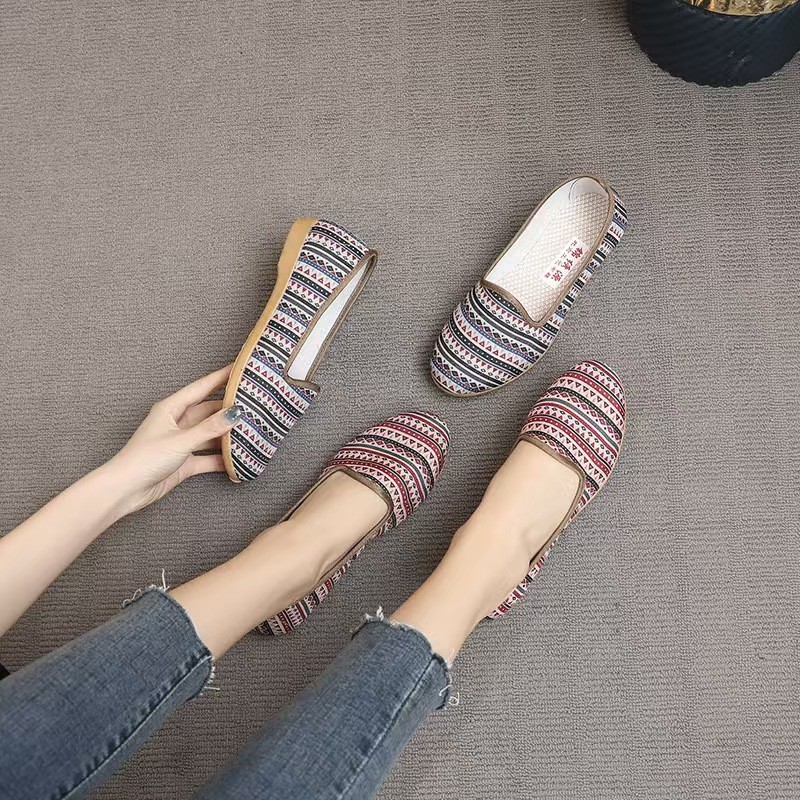 Novo produto pronto estoque primavera outono velho pequim sapatos de ...